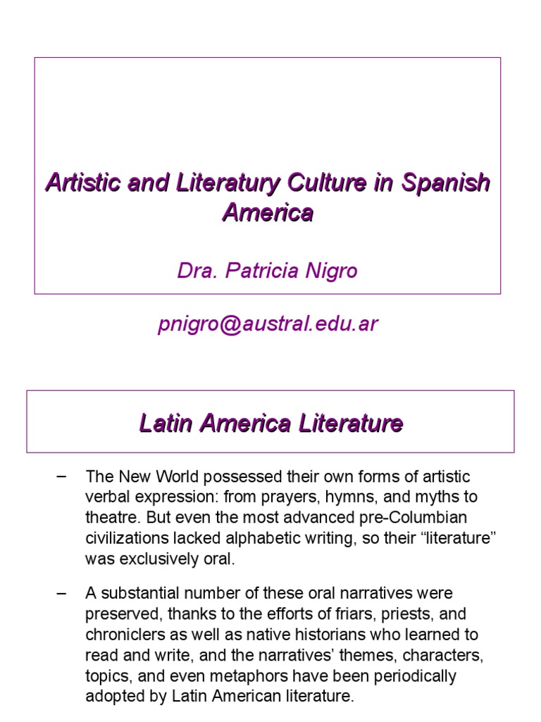 Latin American Literature | PDF | Latin American Literature | Poetry