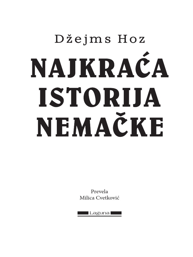 Najkraca Istorija Nemacke PDF | PDF