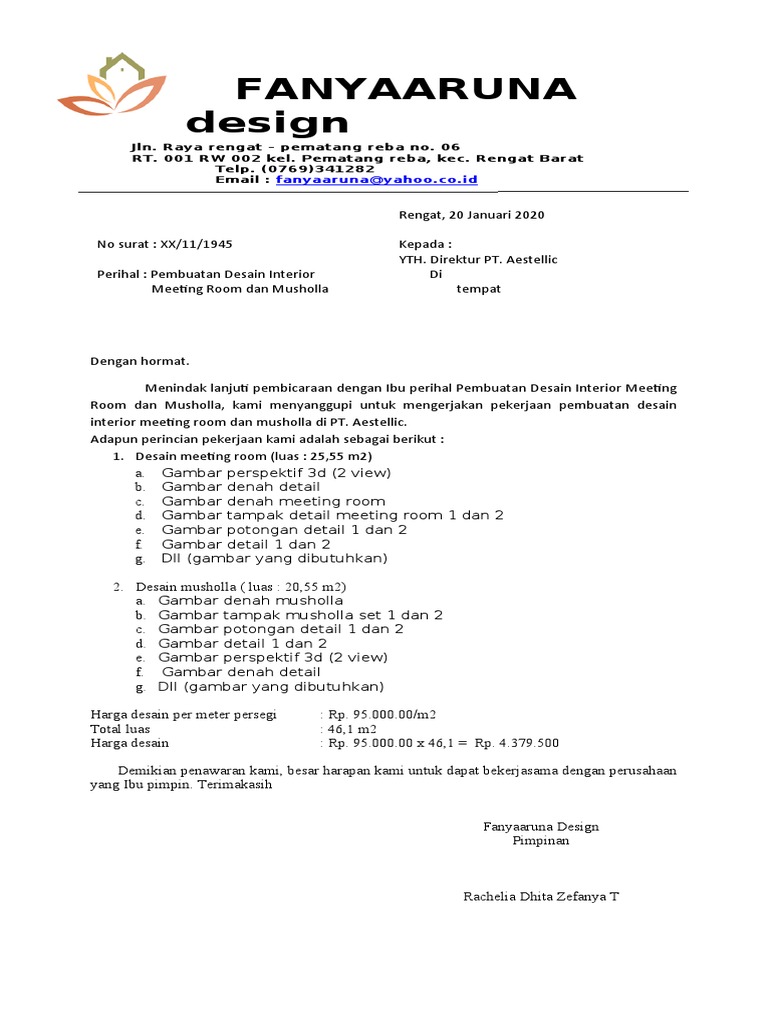 Surat Negosiasi | PDF