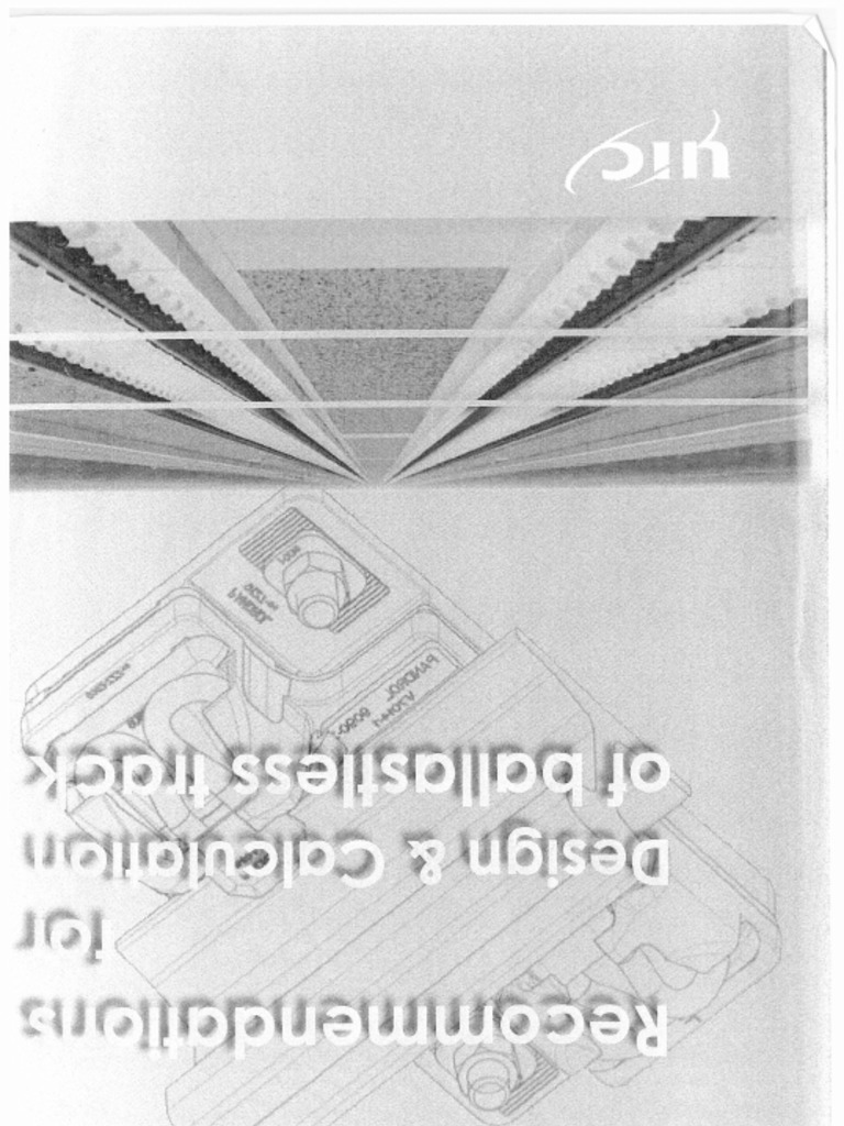 UIC Ballastless Track | PDF | Track (Rail Transport) | Bridge