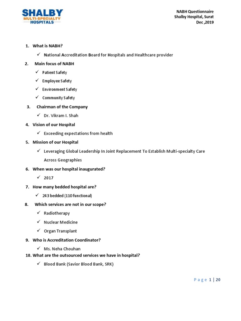 Nabh Q&a | PDF | Informed Consent | Emergency Department
