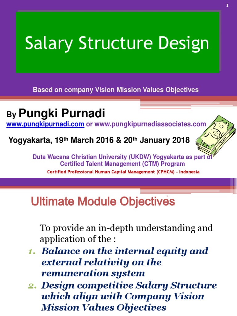 1 Module Salary Structure Design - CPHCM - Yogya | PDF | Percentile ...