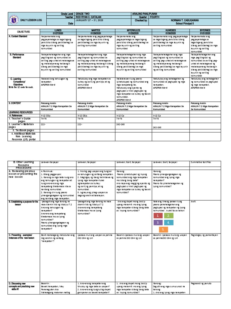 Ap-2 Q4 W3-DLL | PDF