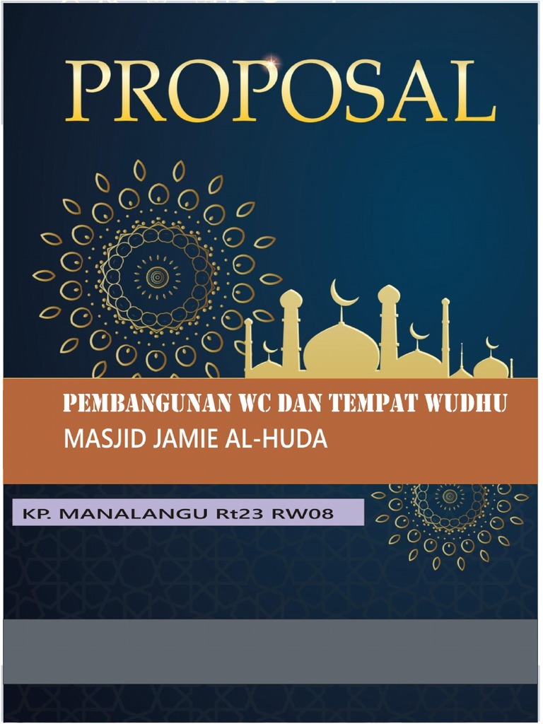 Proposal Pembuatan WC Dan Tempat Wudhu | PDF