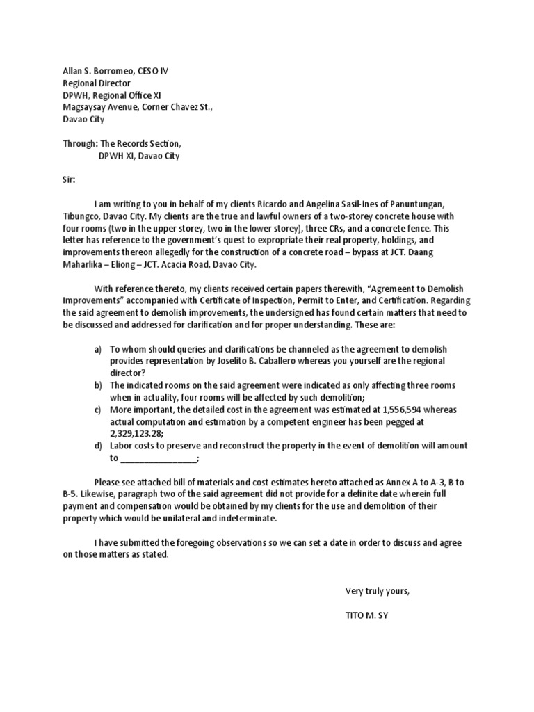 Ines Letter To Allan Borromeo | PDF | Justice | Crime & Violence