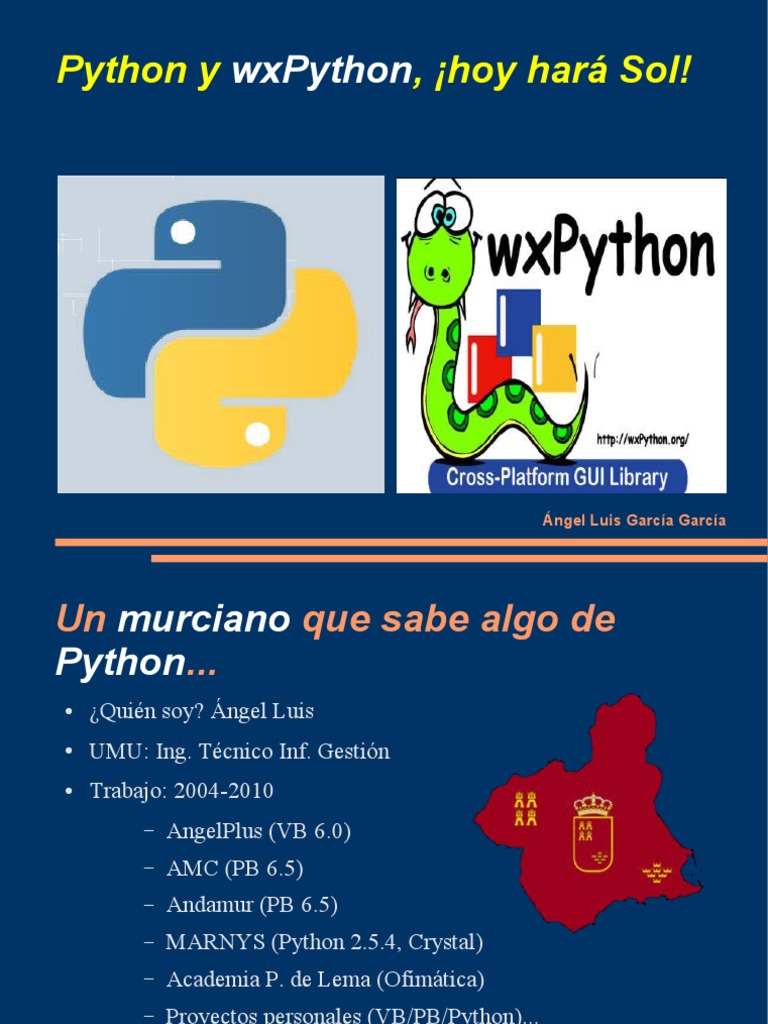 Python y WxPython | PDF