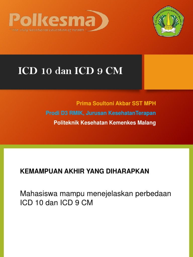 Perbandingan ICD 9 dan ICD 10 CM | PDF