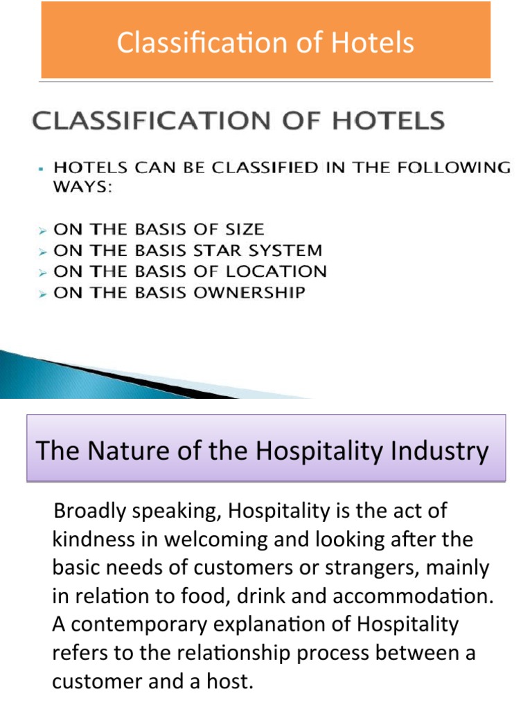 Classification of Hotels | PDF | Resort | Hotel