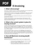 GePP E-Invoice Generation Guide | PDF | Invoice | Value Added Tax