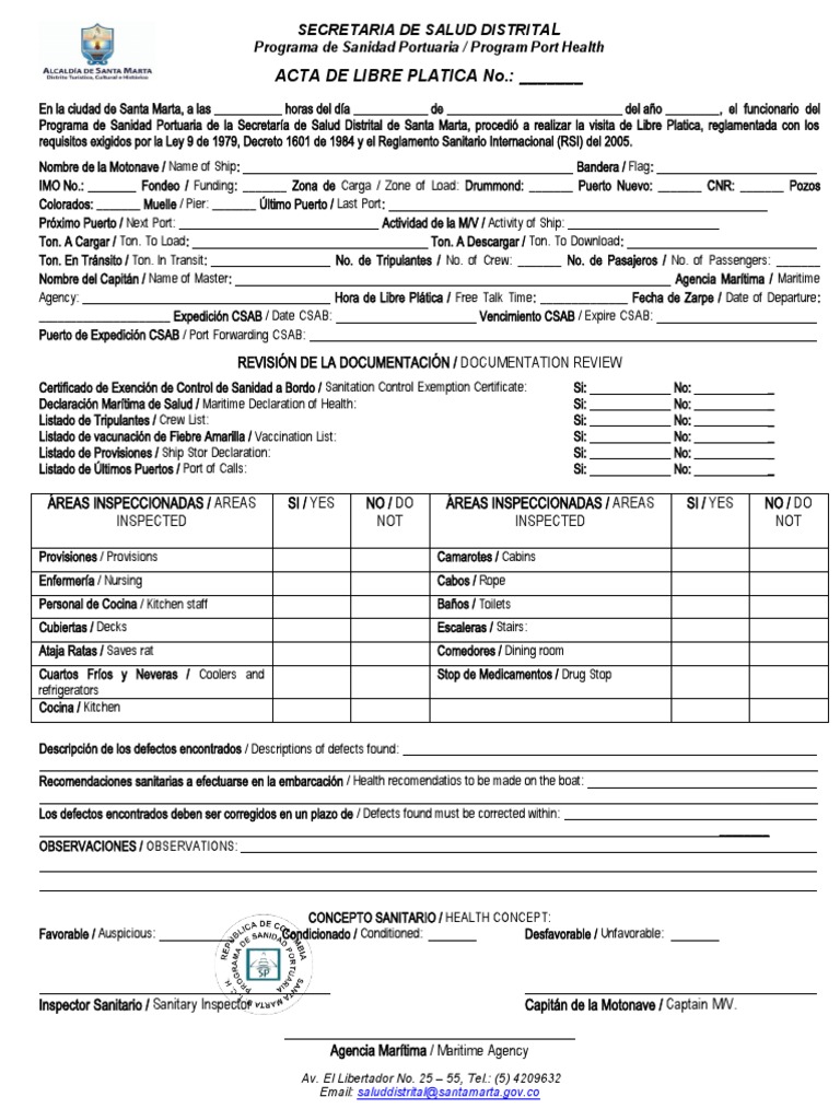 Acta Libre Platica | PDF | Politica de salud | Medicina preventiva