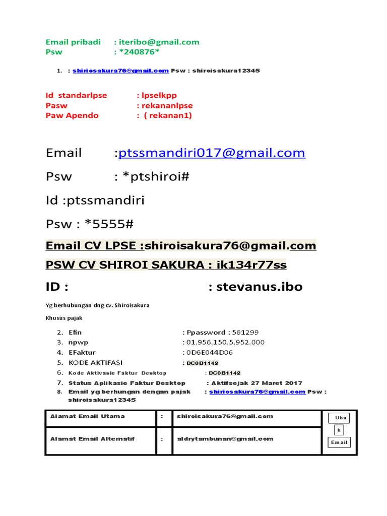 PT, Email | PDF