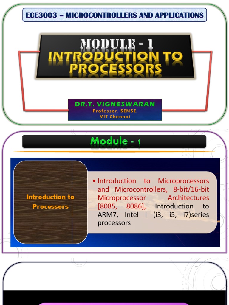 Microcontrollers and Its Application | PDF | Central Processing Unit | Microcontroller