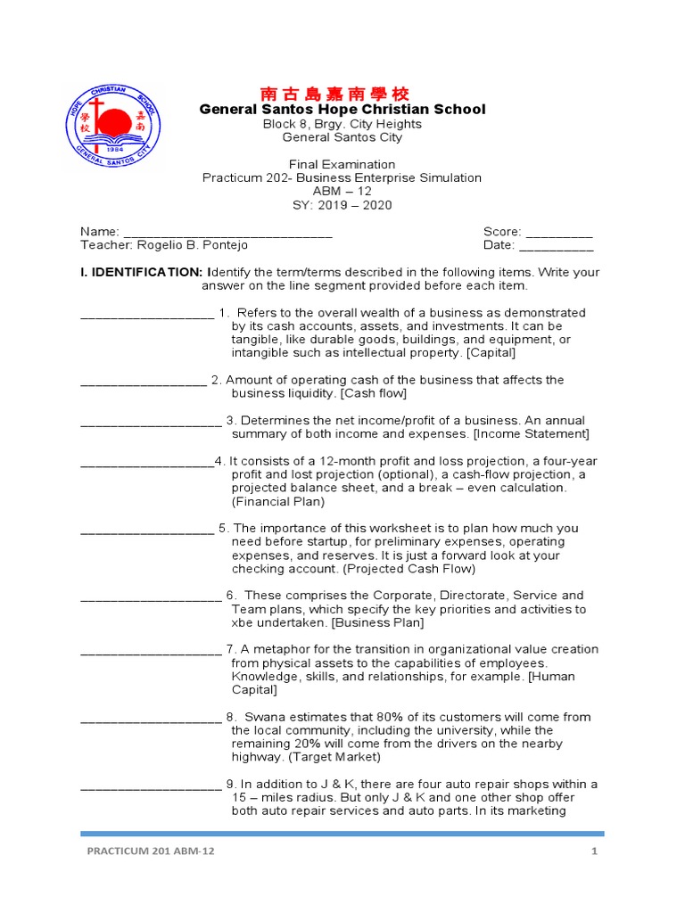 Second Quarter Business Simulation ABM 12 | PDF | Strategic Management ...