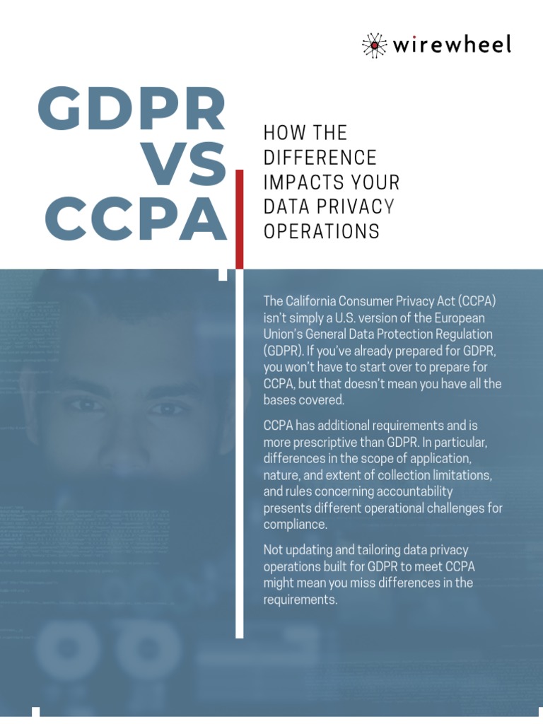 Understand the Key Differences Between GDPR and CCPA for Your Data ...