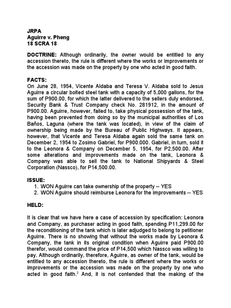 Property Cases Compilation | PDF | Judgment (Law) | Evidence