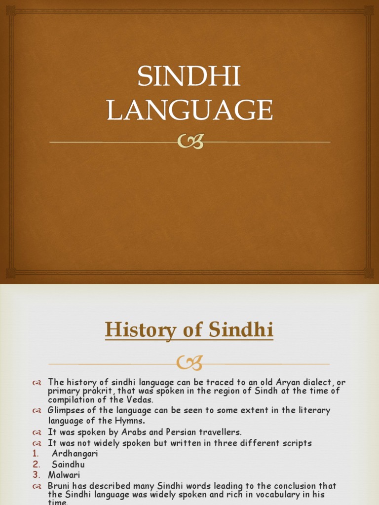 Sindhi Language PDF | PDF | Sindh | Indo Aryan Peoples