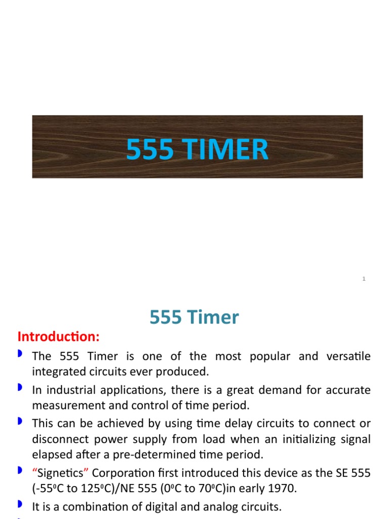 Timer | PDF | Analog Circuits | Computer Engineering