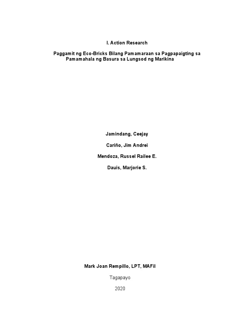 Action Research | PDF