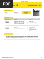PAL Boarding Pass Sample for Flight PR 2808 | PDF | Airlines | Transport
