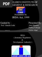 IRDA Guidelines for Insurance Agents | PDF | Insurance | Corporate Law