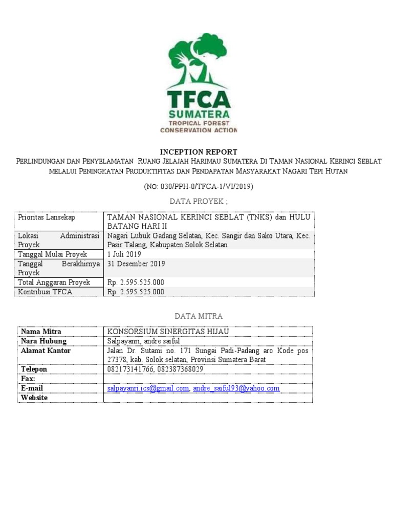 Inception Report | PDF