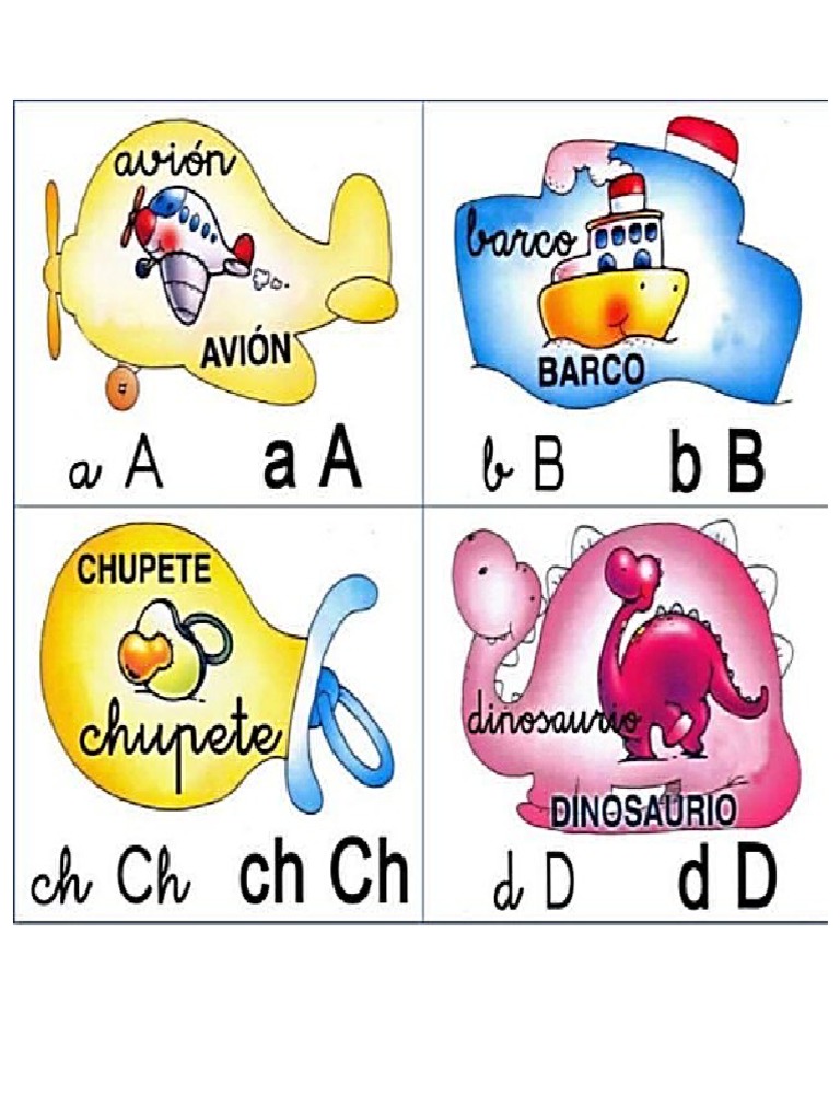 Abecedario Con Figuras | PDF