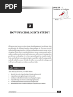 Psychology Class XI Chapter - 1 Notes Cbse | PDF | Mind | Psychology