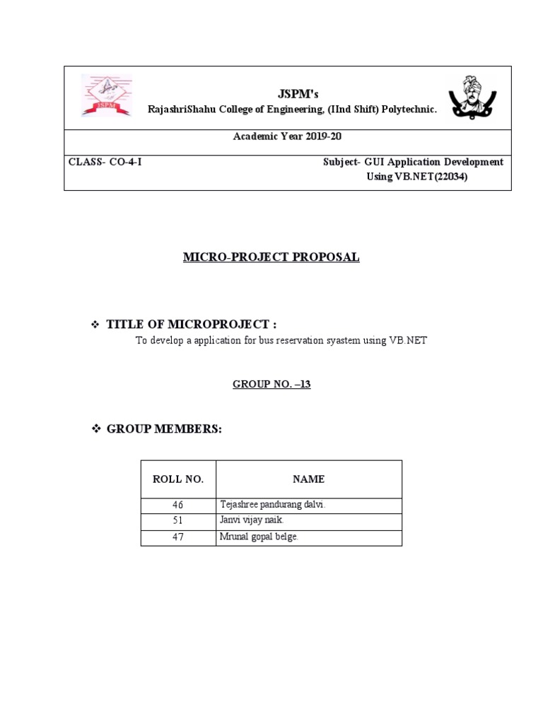 VB.NET Bus Reservation System Project | PDF | Visual Basic .Net ...