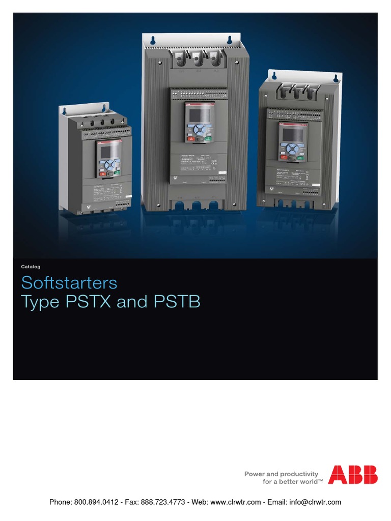ABB PSTX SoftStarters | PDF | Fuse (Electrical) | Electric Motor