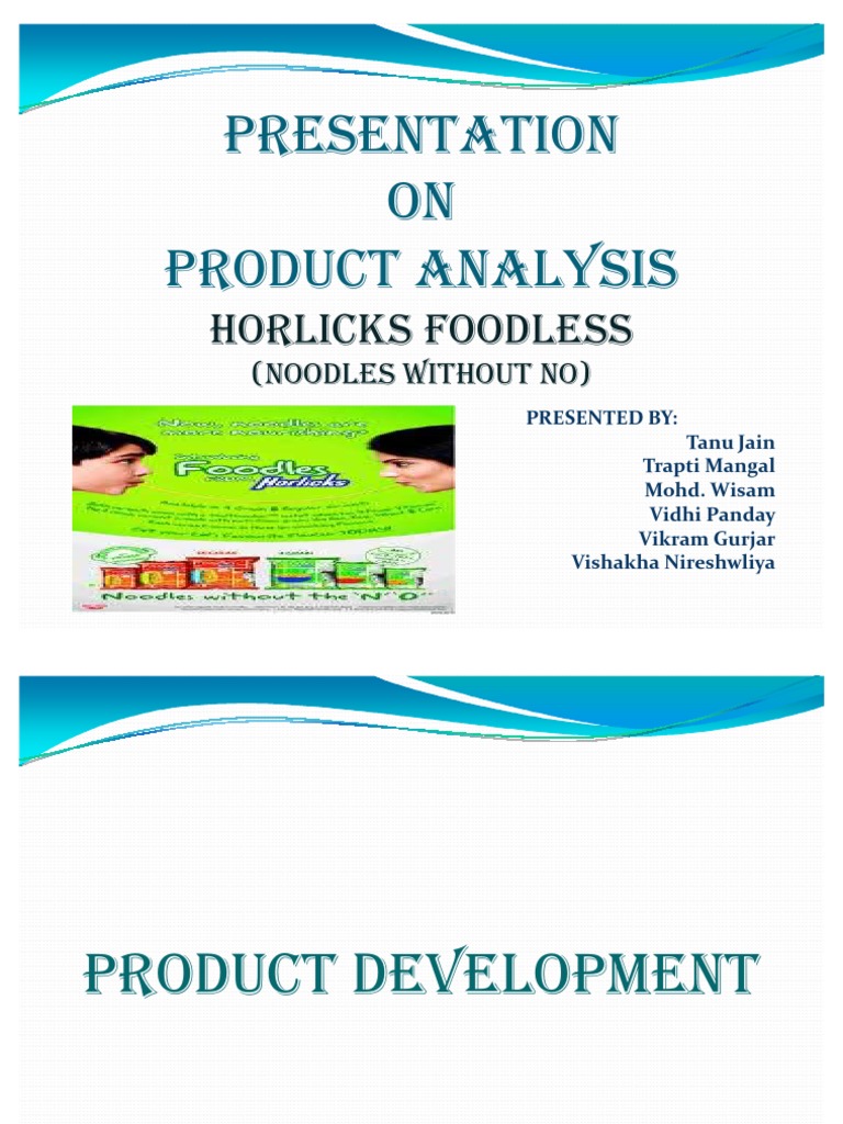Horlicks Foodles: A Market Analysis | PDF | Food Industry | Staple Foods
