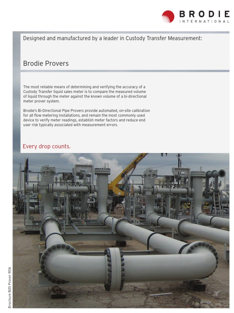 Brochure BiDi Prover R06 | Download Free PDF | Pipe (Fluid Conveyance ...