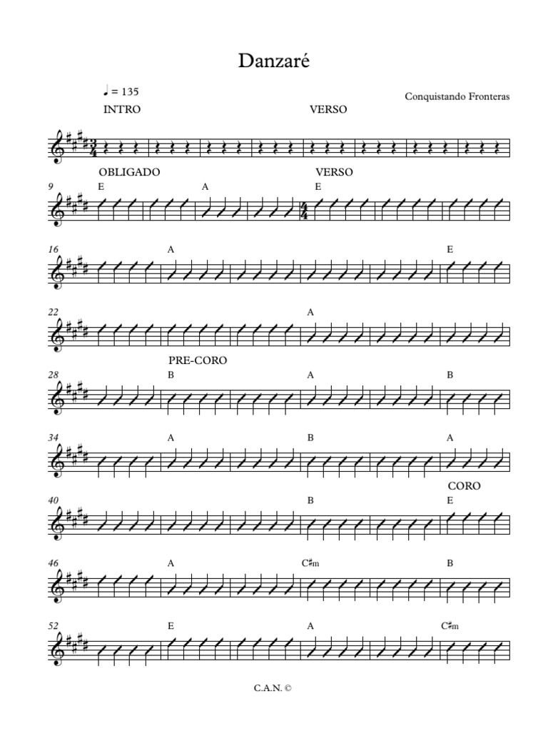Danzaré ACORDES | PDF