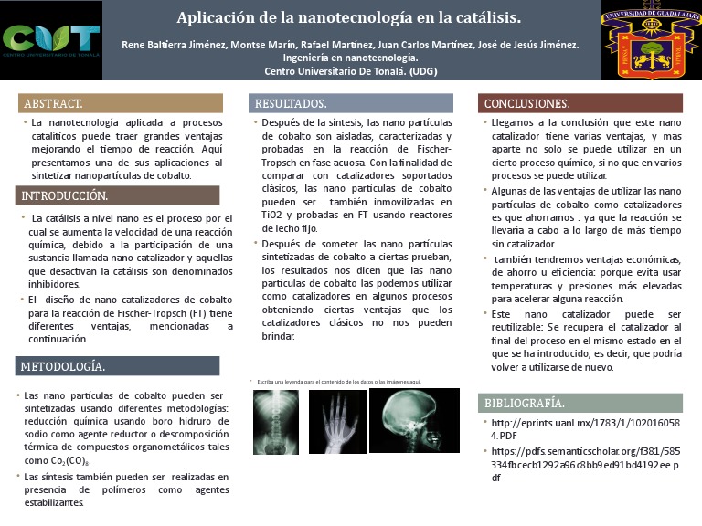 Poster Catalisis | PDF | Catálisis | Sustancias químicas