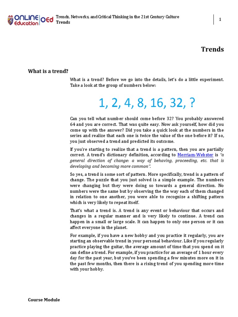 Lesson 3 Trends | PDF | Social Media | Popular Culture & Media Studies