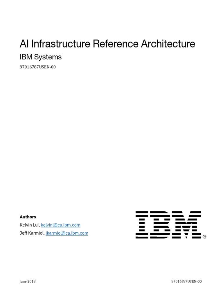 IBM AI Reference Architecture White Paper | PDF | Cloud Computing ...
