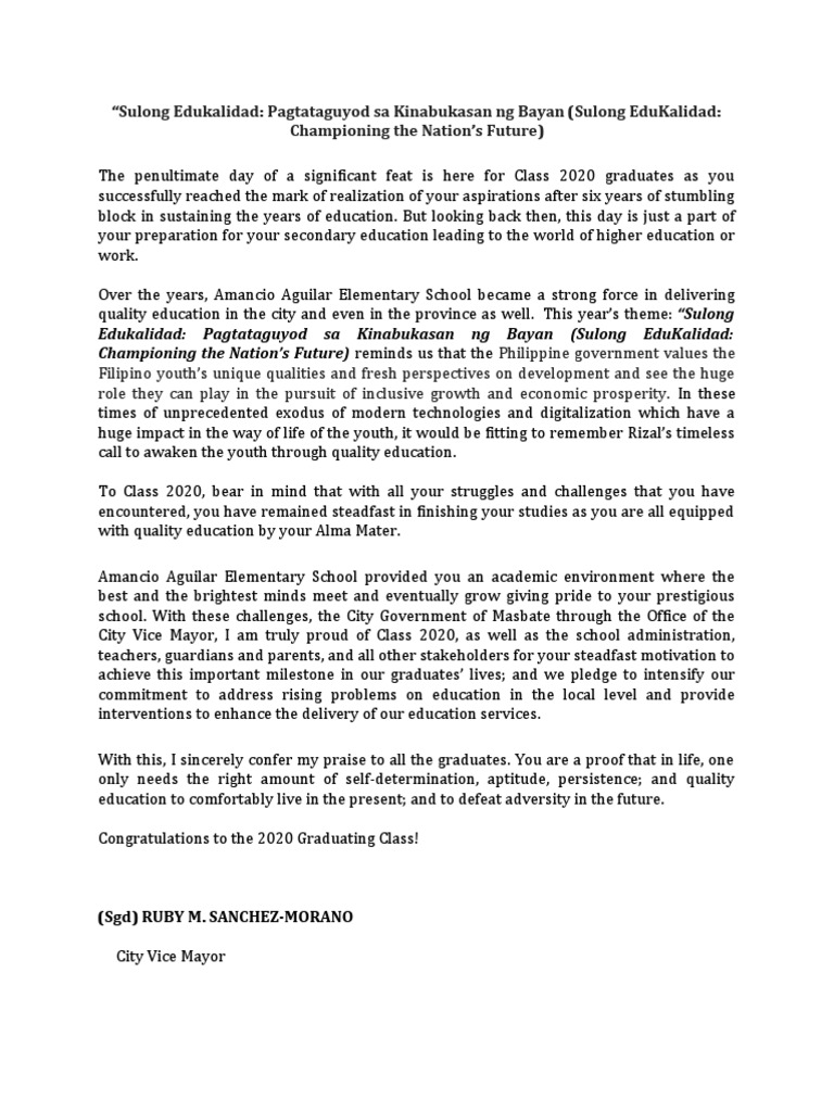 60th Graduation Ceremony | PDF | Behavior Modification | Learning