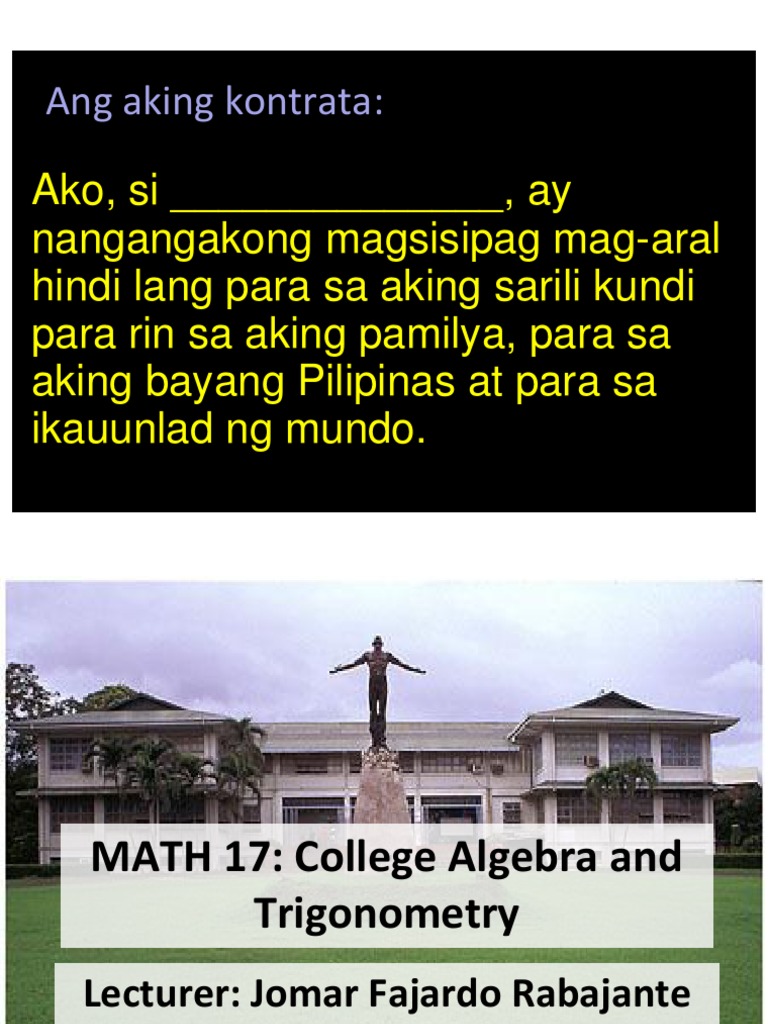 1 Math 17 | PDF | Set (Mathematics) | Algebra