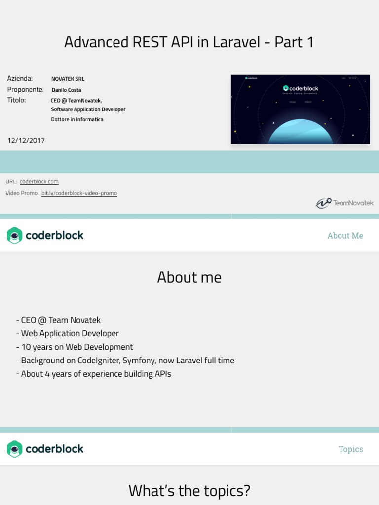 2017 - 0111 - Advanced API in Laravel PDF | PDF | Application Programming Interface ...