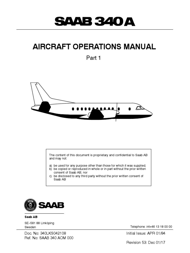 AOM 340A Section 1 - 13 PDF | PDF | Aviation | Aerospace