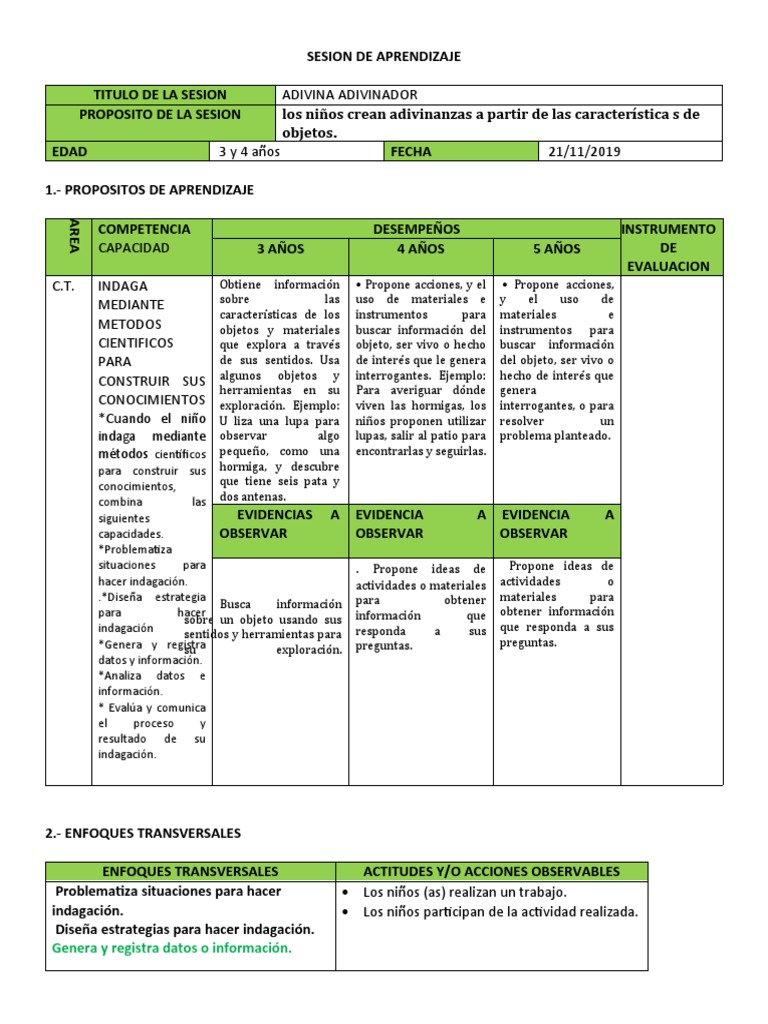 10 Adivina Adivinador Mas Fichas | PDF | Observación | Evaluación