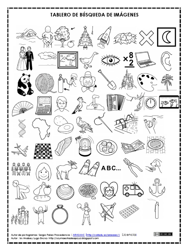 Busca El Pictograma Siguiendo Instrucciones 2 PDF | PDF | Ocio