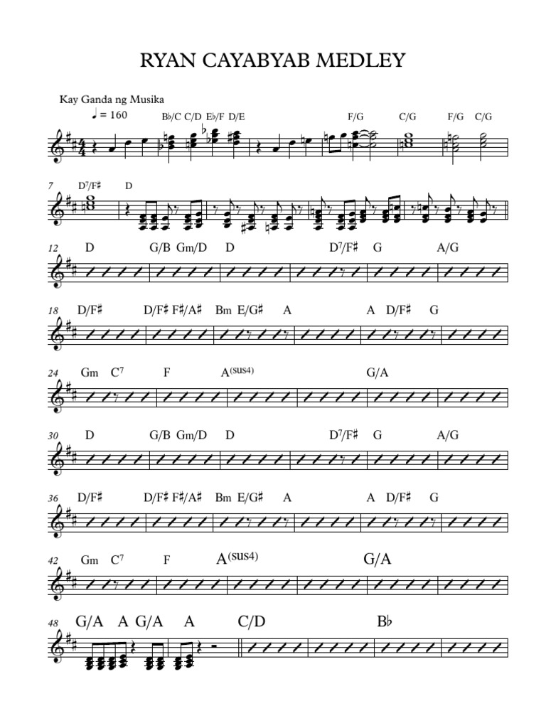 Ryan Cayabyab Medley PDF | PDF