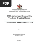 Agricultural Science - SBA MARKING SCHEME | PDF | Information | Data