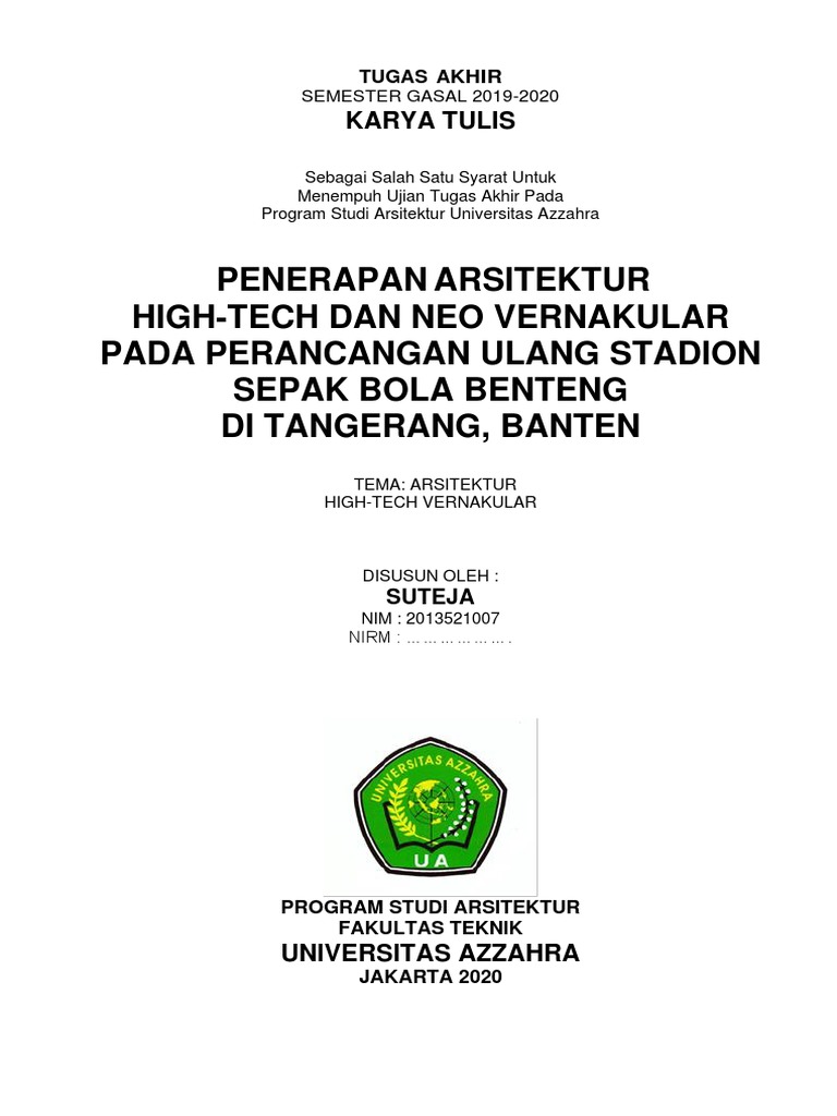 Proposal - 1 - Stadion PDF | PDF