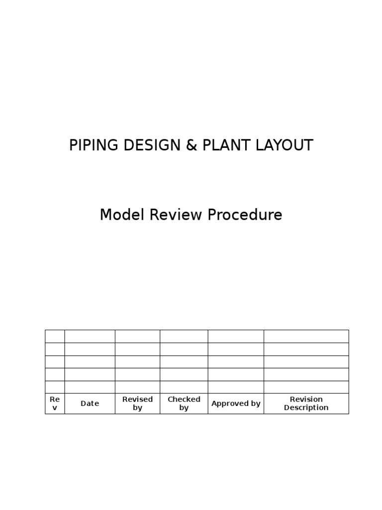 Model Review Procedure | PDF | Design | Computing