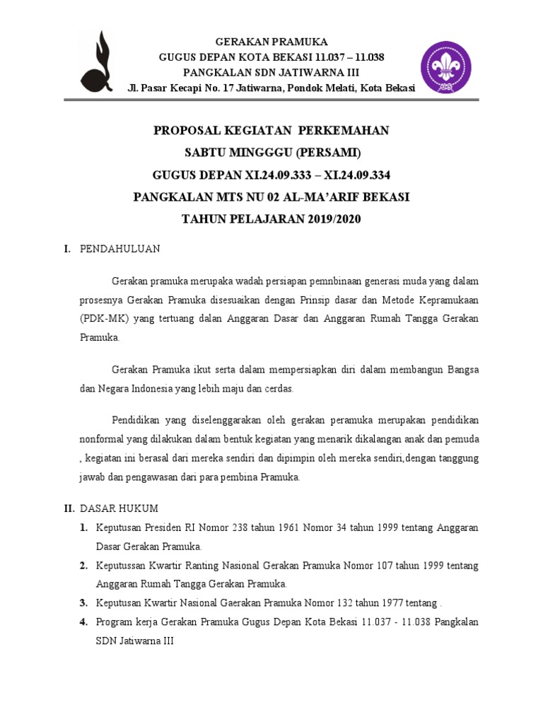 Proposal Persami | PDF