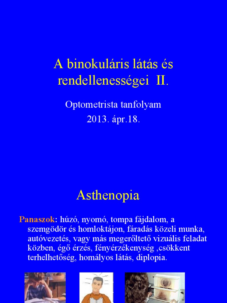 Asthenopia | PDF