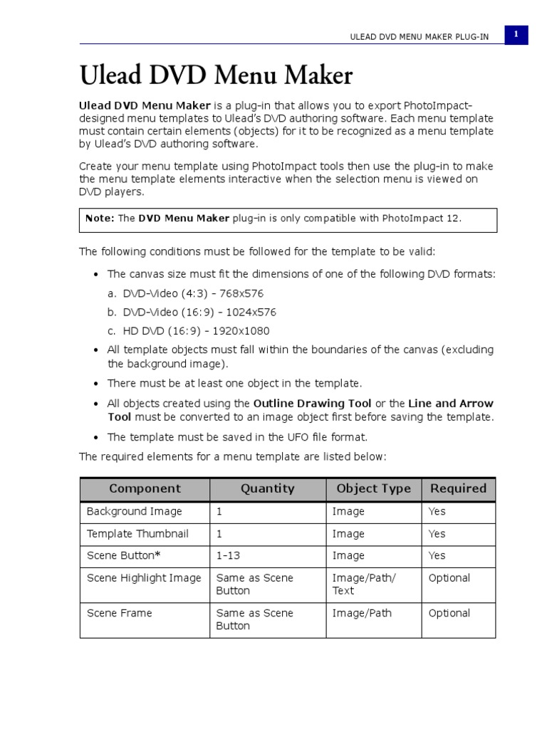 DVD Menu Maker | PDF | Menu (Computing) | Dvd