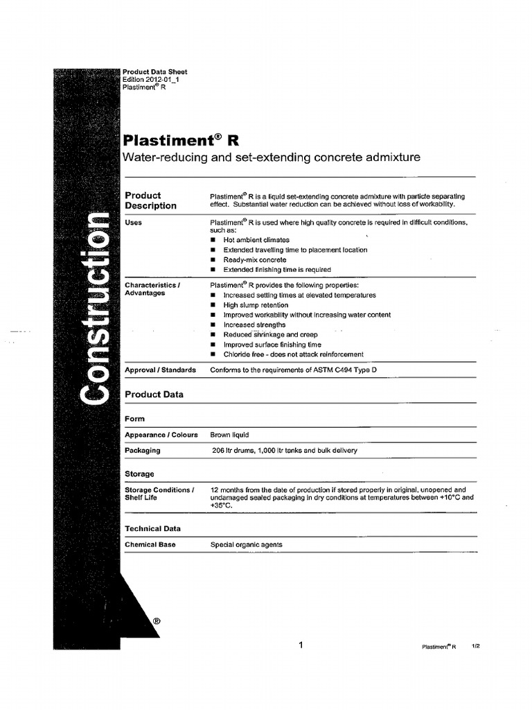 Plastiment R | PDF