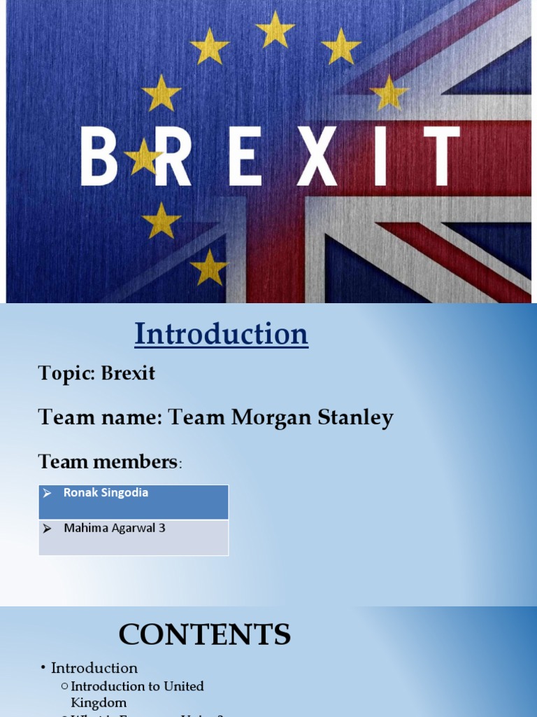 Brexit Powerpoint Presentation | PDF | Brexit | United Kingdom